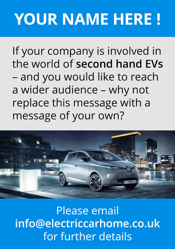 Second Hand Electric Cars | Save money and buy a used EV (Examples)